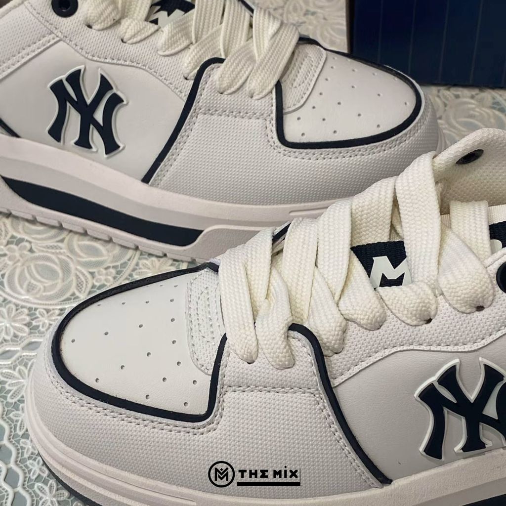 MLB Chunky Liner Basic SL NY Trắng Đen - 3ASXCBS4N-50WHS - Chính Hãng ...