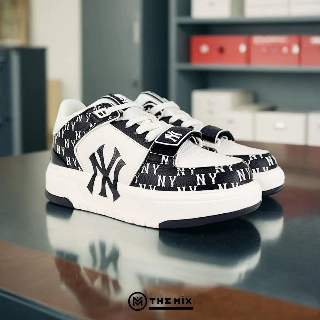 MLB Liner Mid Classic "Monogram" Đen - 3ASXLM13N-50BKS - Chính Hãng ...