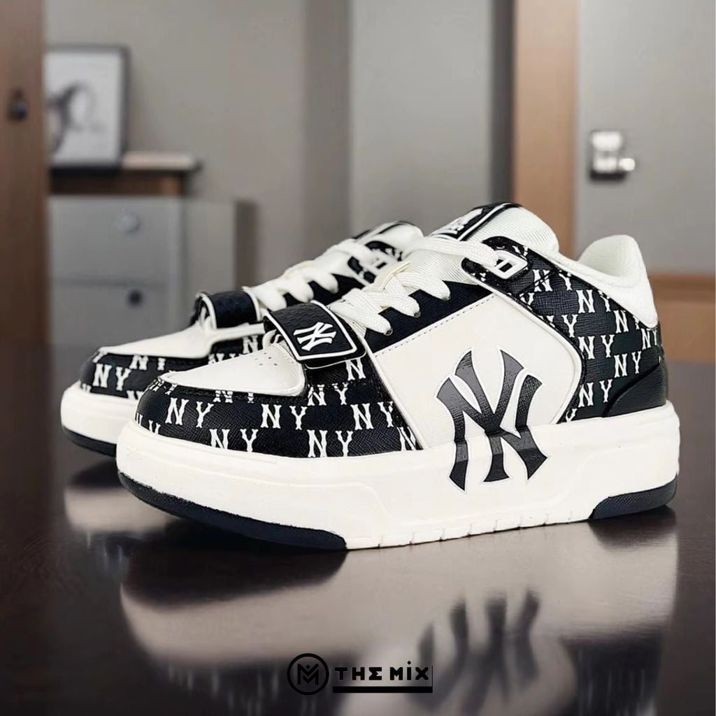 MLB Liner Mid Classic "Monogram" Đen - 3ASXLM13N-50BKS - Chính Hãng ...