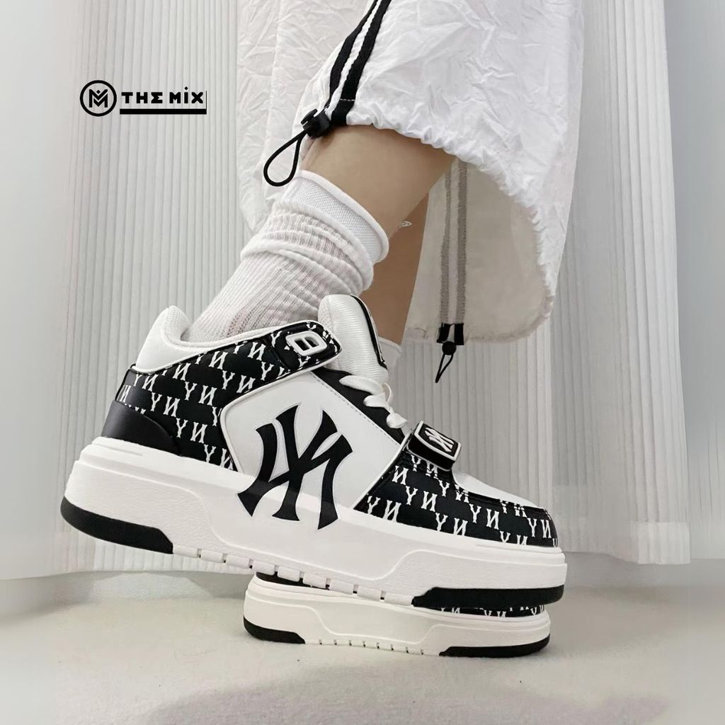 MLB Liner Mid Classic "Monogram" Đen - 3ASXLM13N-50BKS - Chính Hãng ...