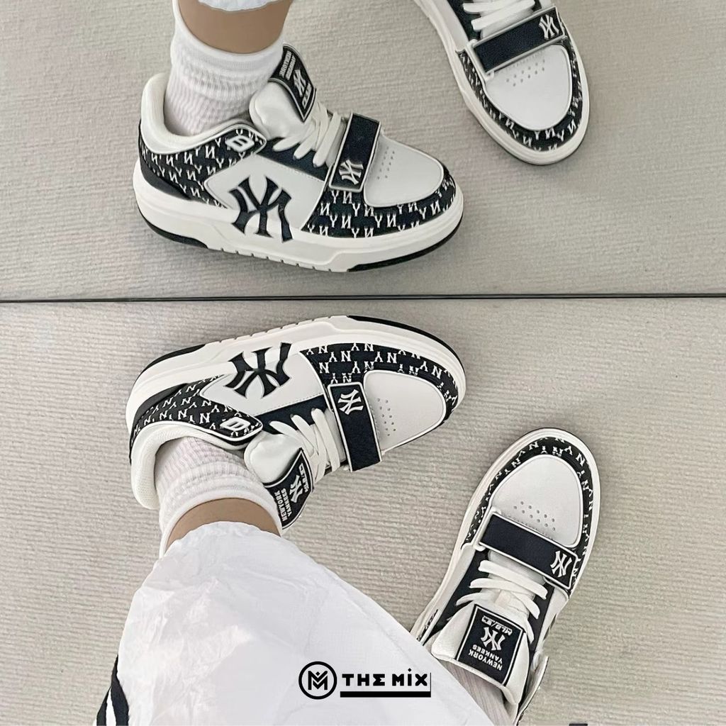 MLB Liner Mid Classic "Monogram" Đen - 3ASXLM13N-50BKS - Chính Hãng ...