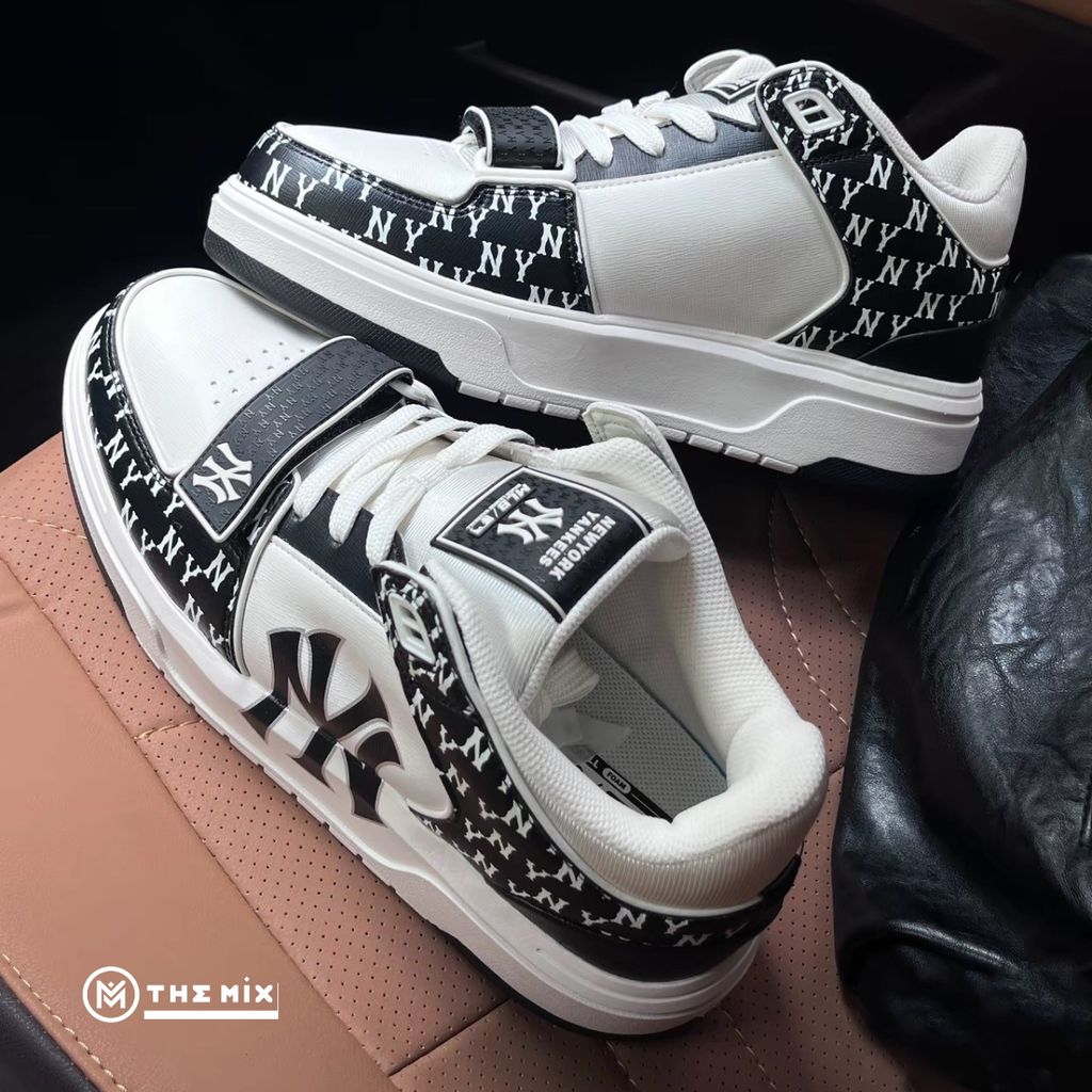 MLB Liner Mid Classic "Monogram" Đen - 3ASXLM13N-50BKS - Chính Hãng ...