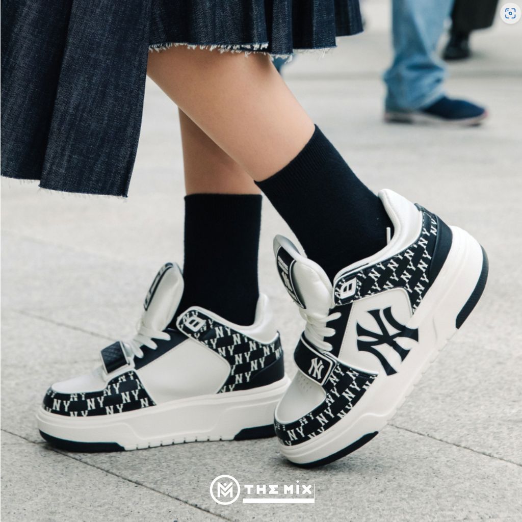 MLB Liner Mid Classic "Monogram" Đen - 3ASXLM13N-50BKS - Chính Hãng ...