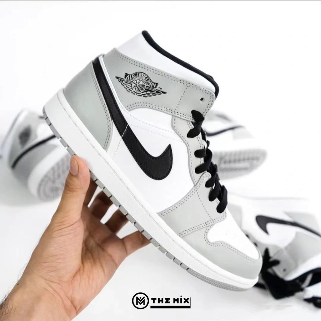 Nike Air Jordan 1 Mid Light Smoke Grey - 554724-092 - Chính Hãng – The Mix - Hàng Chính Hãng