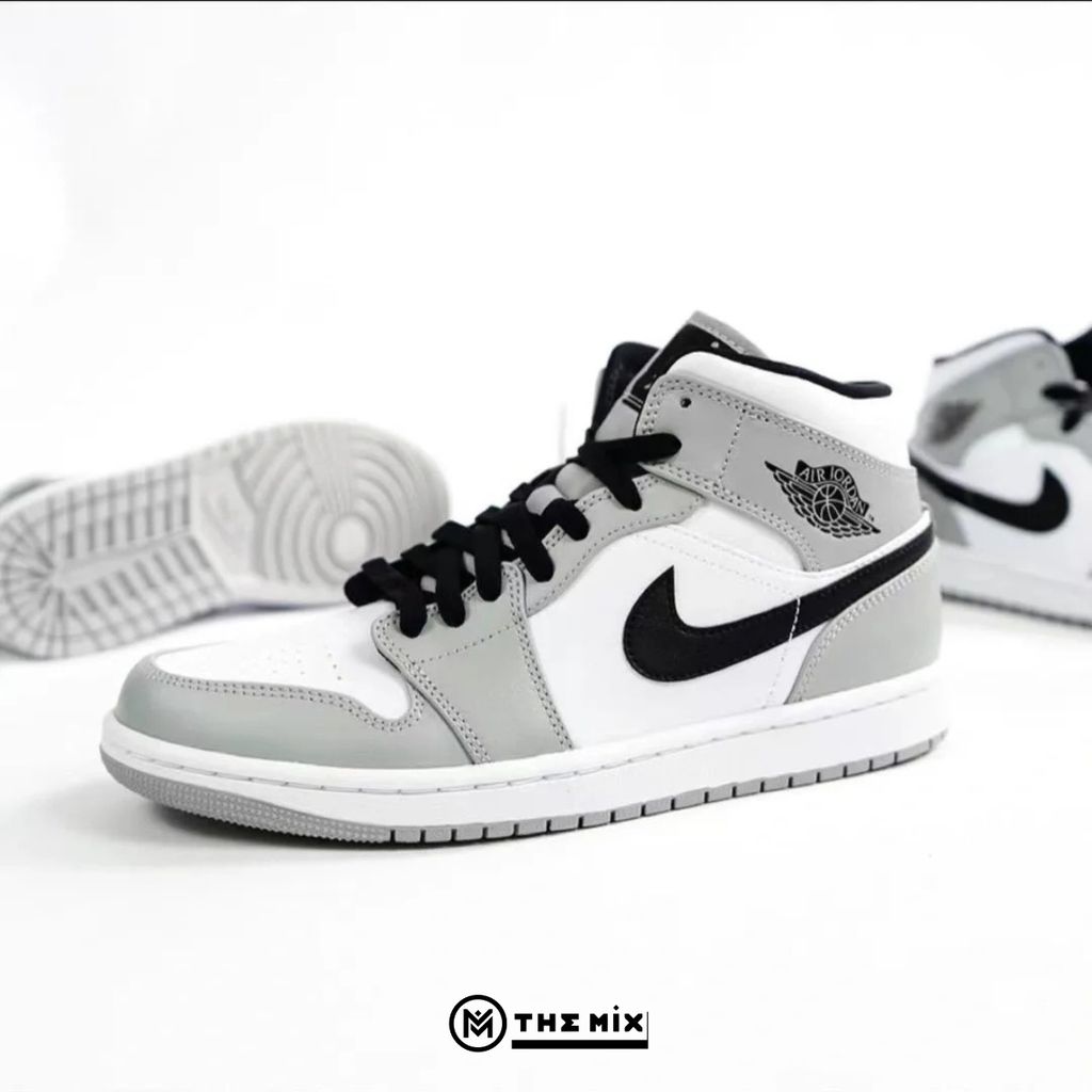 Nike Air Jordan 1 Mid Light Smoke Grey - 554724-092 - Chính Hãng – The Mix - Hàng Chính Hãng