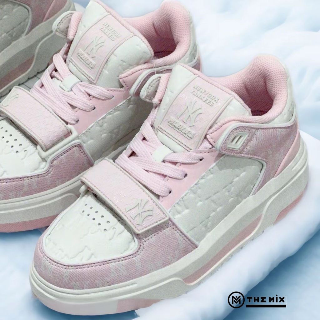 MLB Chunky Liner Mid Classic Monogram Hồng-3ASXCMM4N-50PKS -Chính Hãng ...