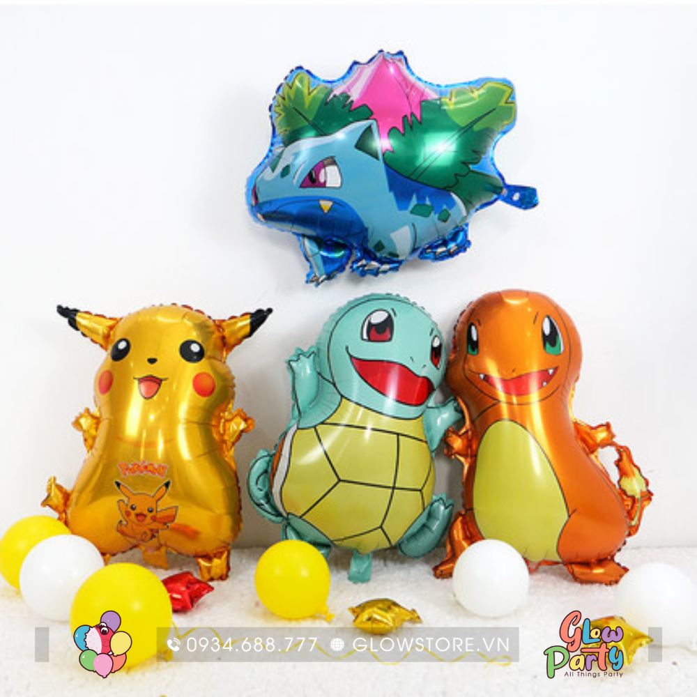 Bóng nhôm - Bóng kiếng Nylon Pokemon – Glowstore