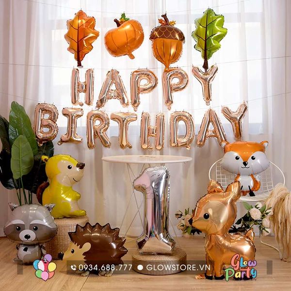 Bóng nhôm - Bóng kiếng Nylon Thú rừng – Glowstore