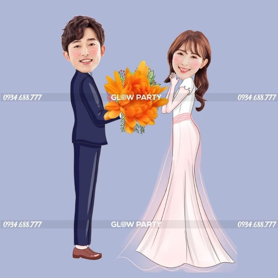 Chibi cưới - set 4 – Glowstore