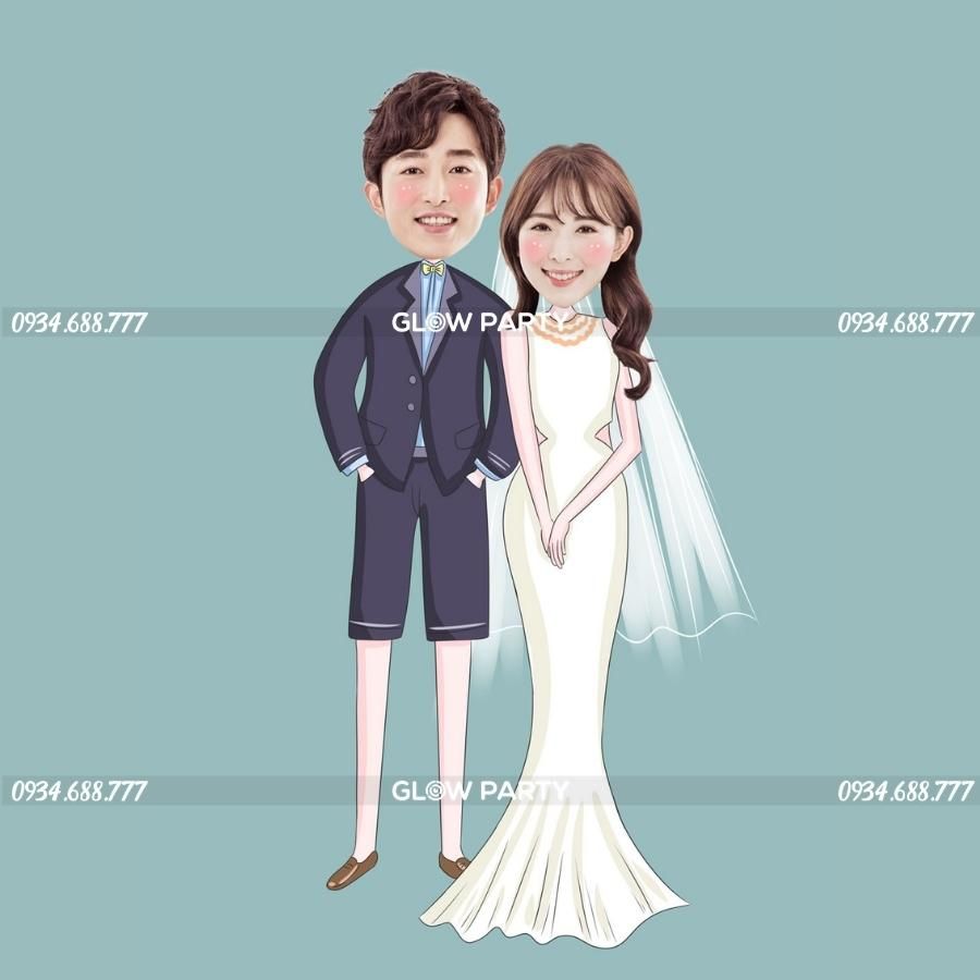 Chibi cưới - set 3 – Glowstore