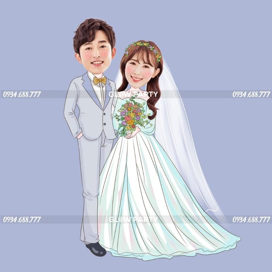Chibi cưới - set 1 – Glowstore