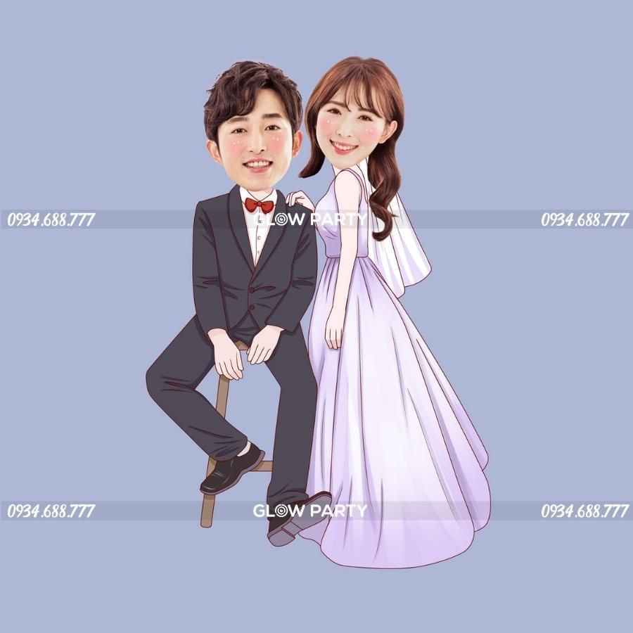 Chibi cưới - set 1 – Glowstore