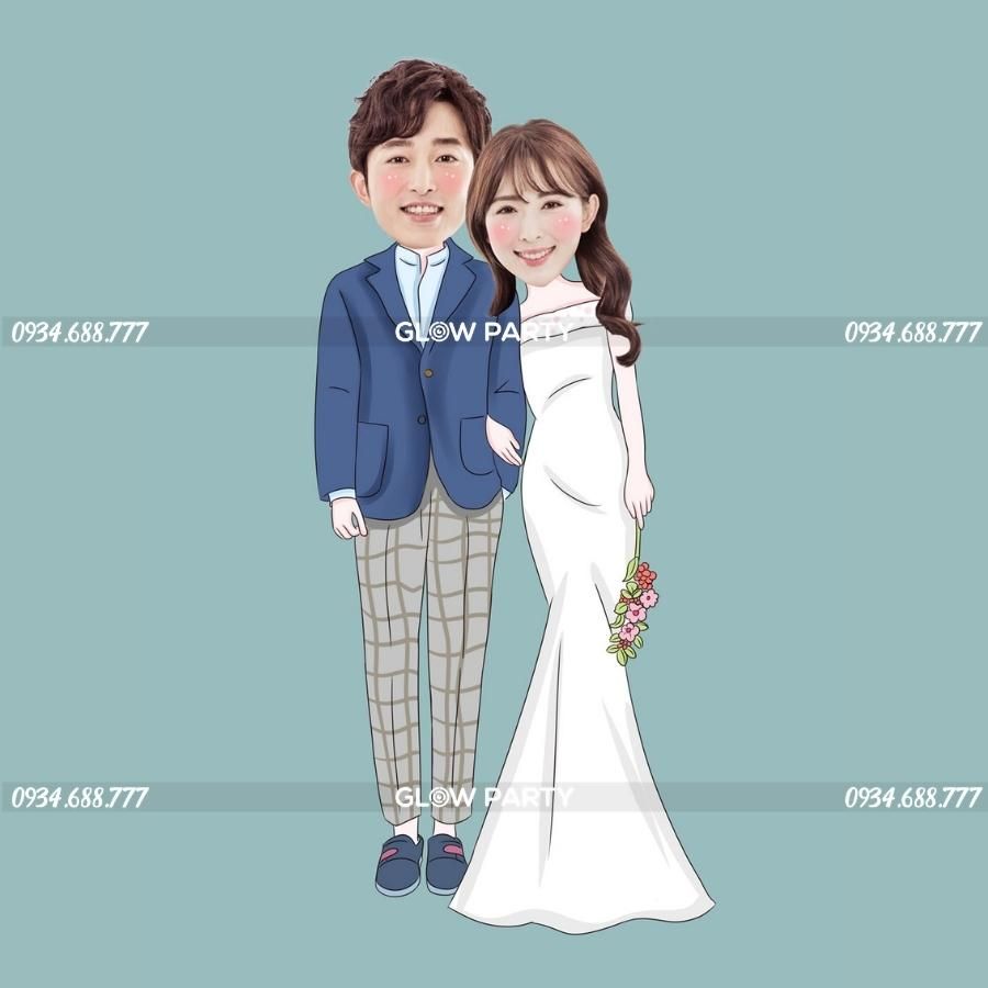 Chibi cưới - set 4 – Glowstore