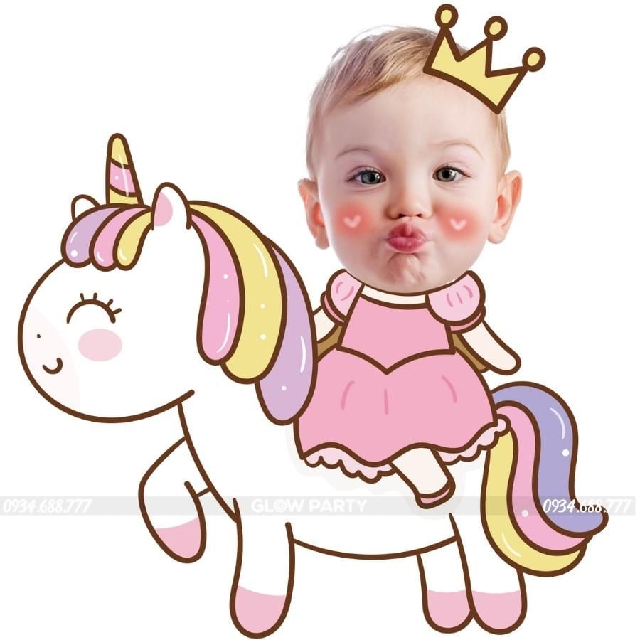 Chibi sinh nhật bé gái cute - Set 2 – Glowstore