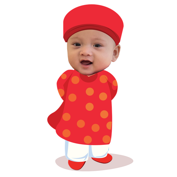 Chibi Áo Dài Tết - Mẫu 01 – Glowstore