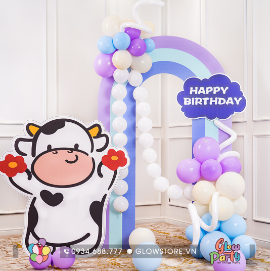 Gói Background mini chủ đề Bò sữa – Glowstore