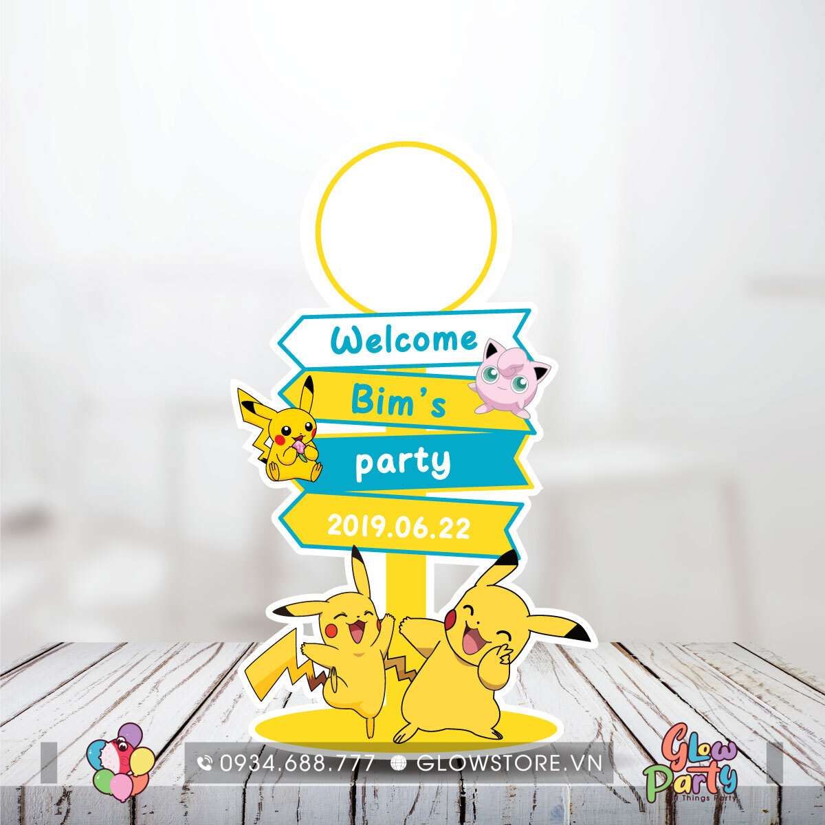 Bảng đón khách - Welcome Board - Cây Welcome - Pikachu – Glowstore
