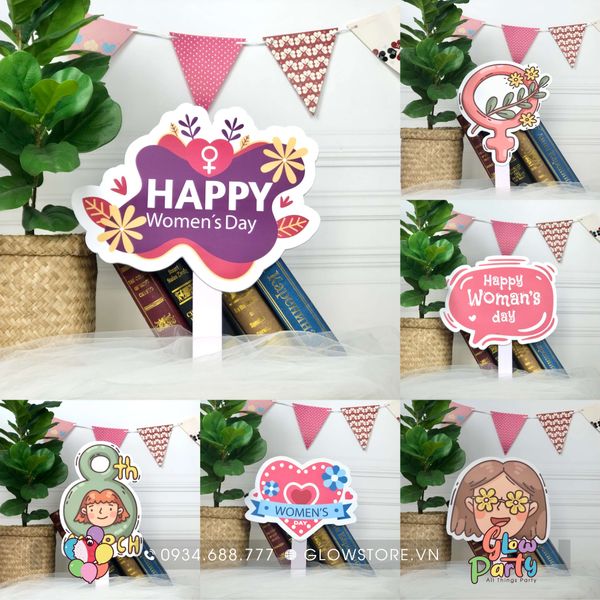 Props chụp hình cầm tay - Happy Women's Day – Glowstore