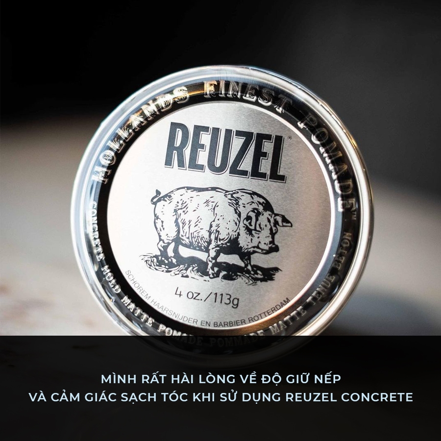 Reuzel Concrete Hold Matte Pomade (3 kích thước) – Hair Bros