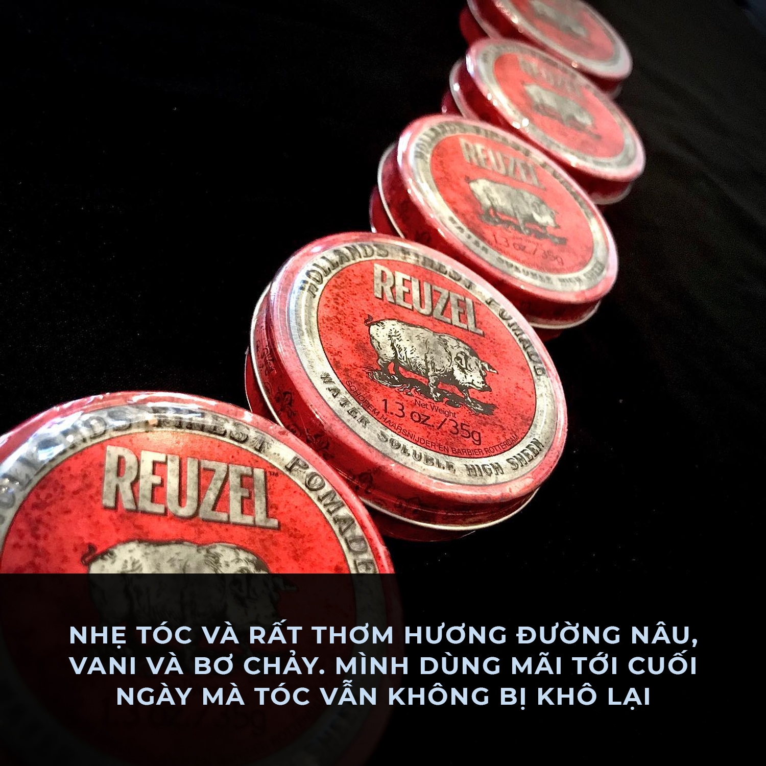 Reuzel Red Pomade (3 kích thước) – Hair Bros