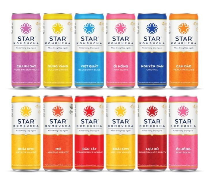 STAR KOMBUCHA MIX 250ML*12 TET – BON GROCER