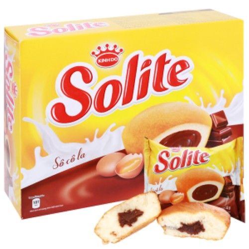 BÁNH BÔNG LAN SOLITE KEM VỊ SOCOLA 276GR – BON GROCER