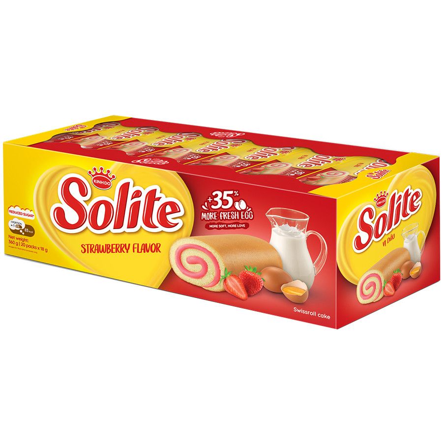 BANH SOLITE SWISS ROLL DAU 360G – BON GROCER