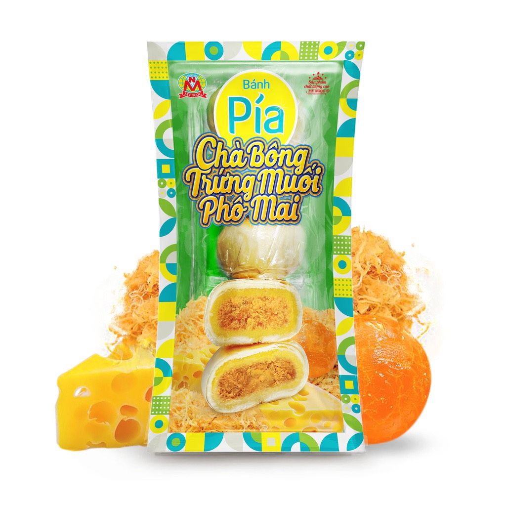 BANH PIA CHA BONG TRUNG MUOI PHO MAI 90GR*20 – BON GROCER