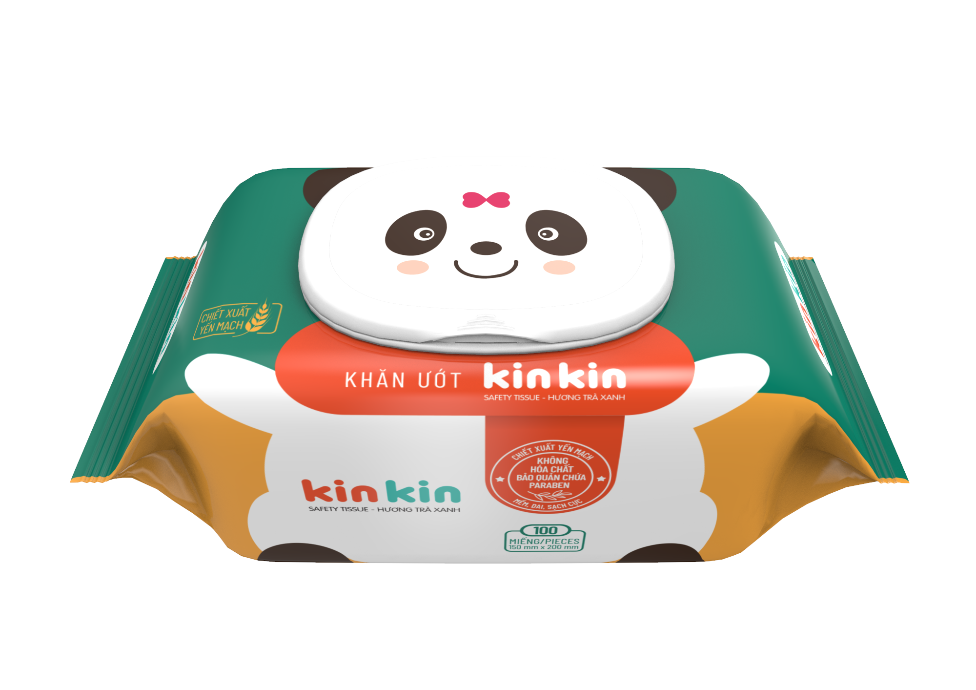 KHĂN ƯỚT KIN KIN KHÔNG MÙI CÓ NẮP 100 TỜ – BON GROCER