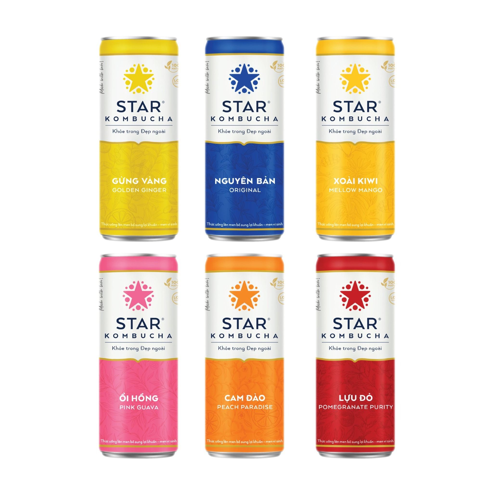 STAR KOMBUCHA GIFTSET 250ML*6 TET – BON GROCER