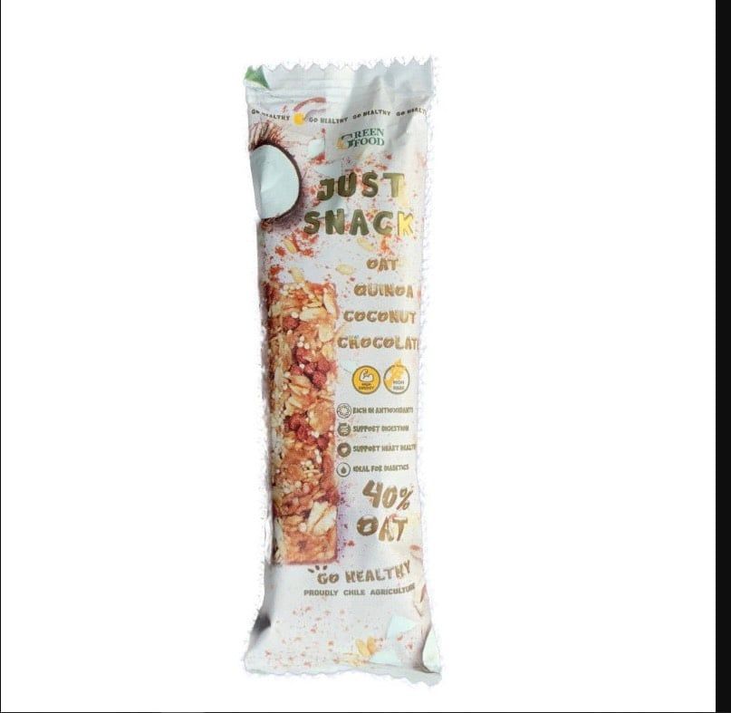 JUST SNACK THANH NGŨ CỐC YẾN MẠCH QUINOA SOCOLA VỊ DỪA – BON GROCER
