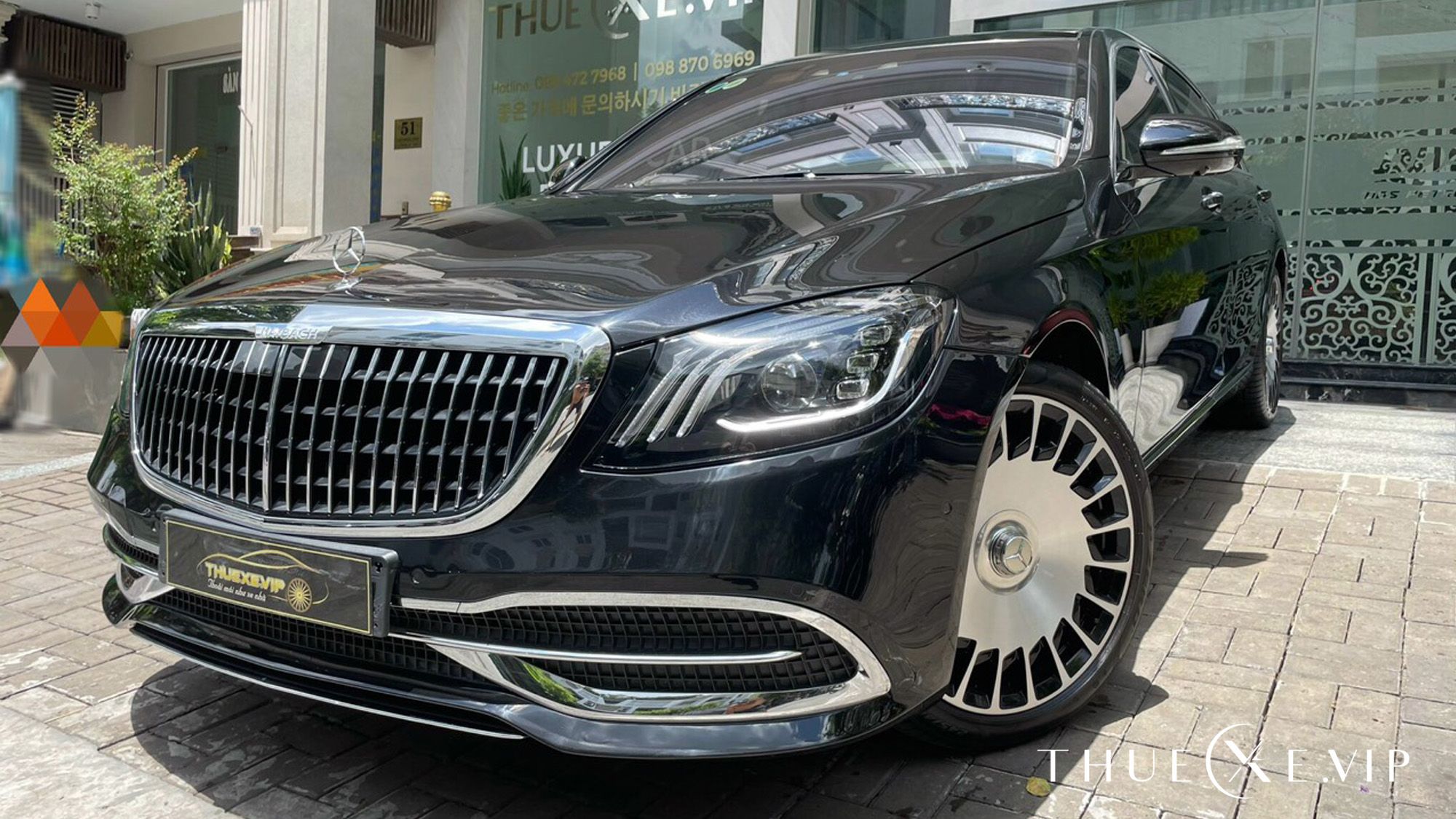 Mercedes S450 Luxury VIP car rental in HCM City - Mer s500, s450, s400 – thuexe.vip