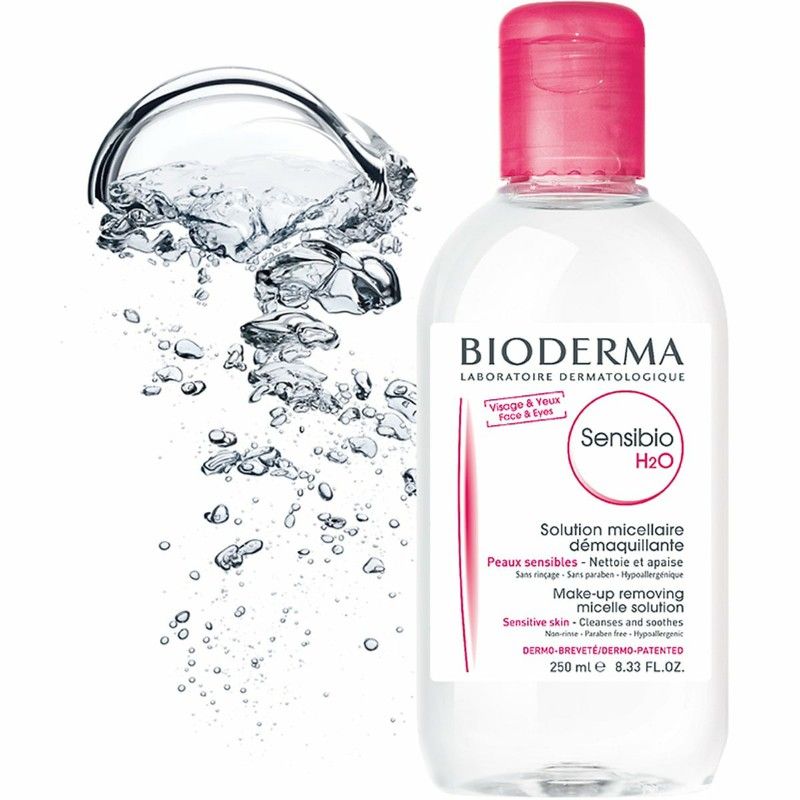 Nước tẩy trang Bioderma màu hồng Bioderma Sensibio H20 Solution Micell ...