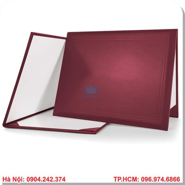 In bìa đựng bằng tôt nghiệp tại Hà Nội – In Viễn Đông