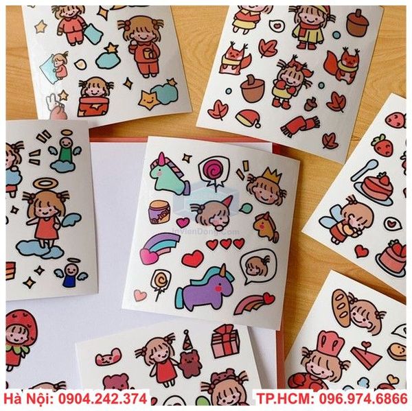 Bán in sticker theo yêu cầu lấy ngay giá rẻ tại Hà Nội – In Viễn Đông