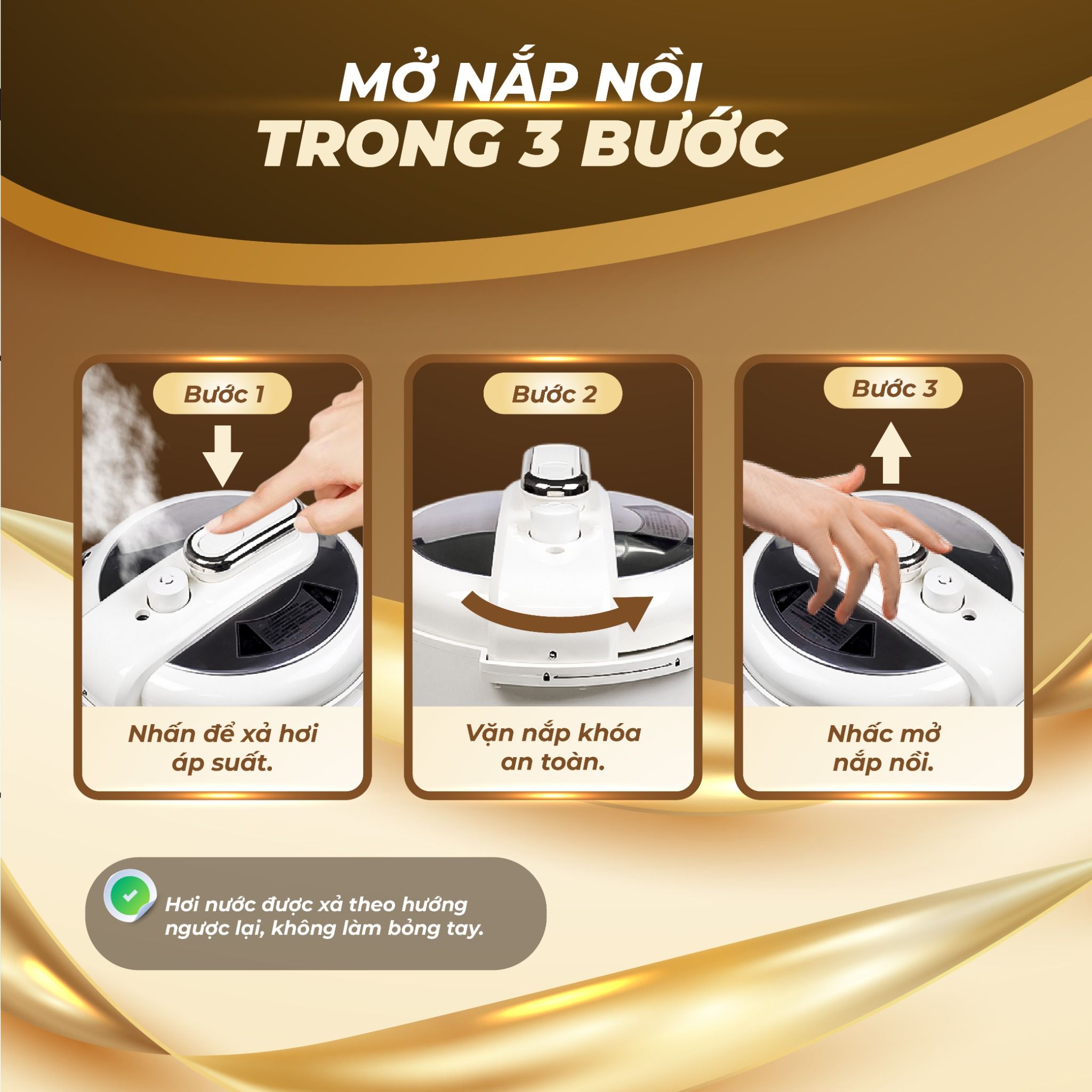 Nồi áp suất lẩu điện 2in1 đa năng 4L Masuto MSPC04 - MASUTO VIỆT NAM