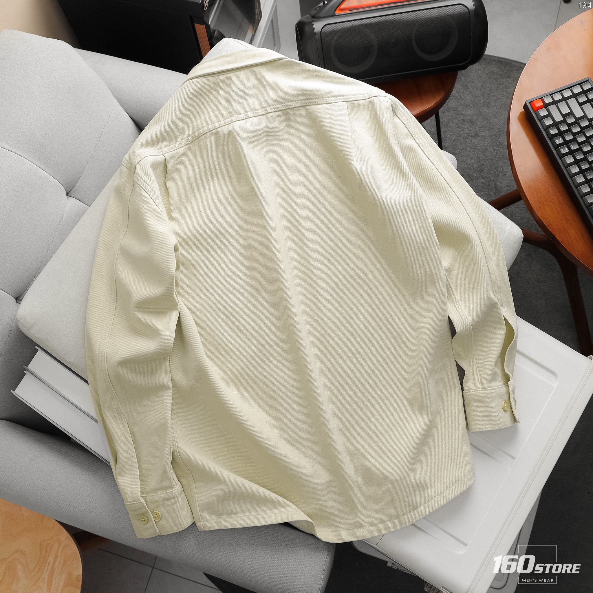 Áo Khoác Jacket Nam ICONDENIM Kaki Big Pocket Form Relax