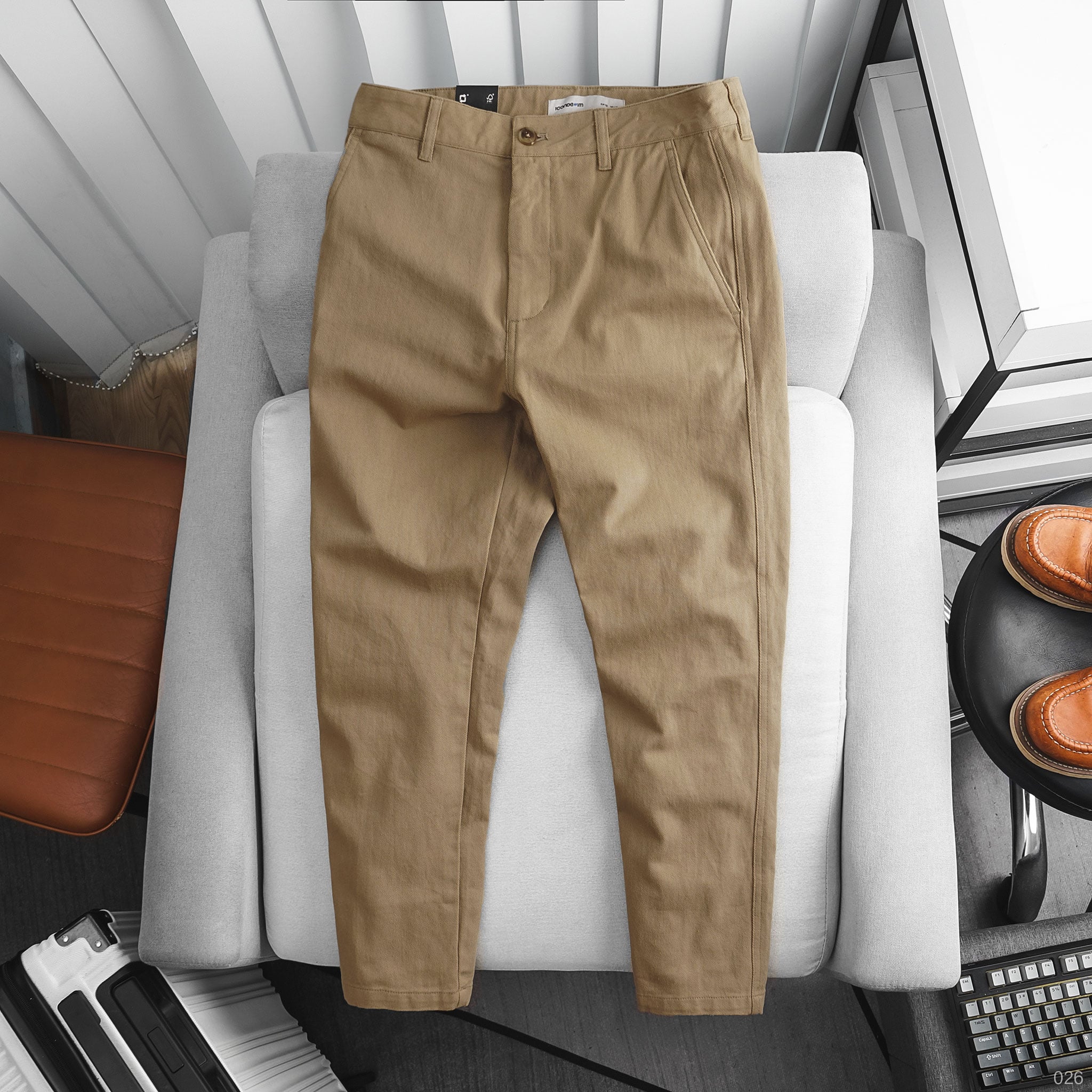 Quần Kaki Nam ICONDENIM Form Straight Fit