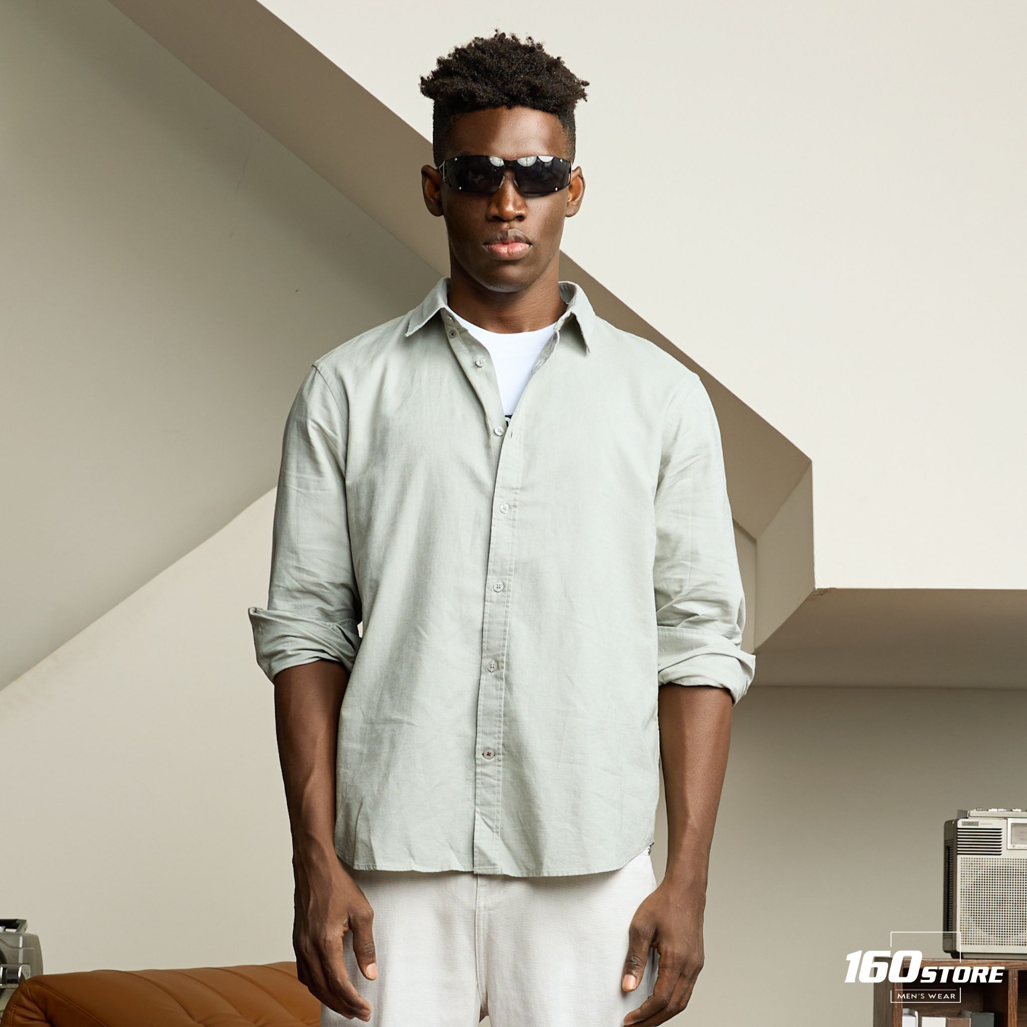 Áo Sơ Mi Nam Tay Dài ICONDENIM Coastal Breeze Linen