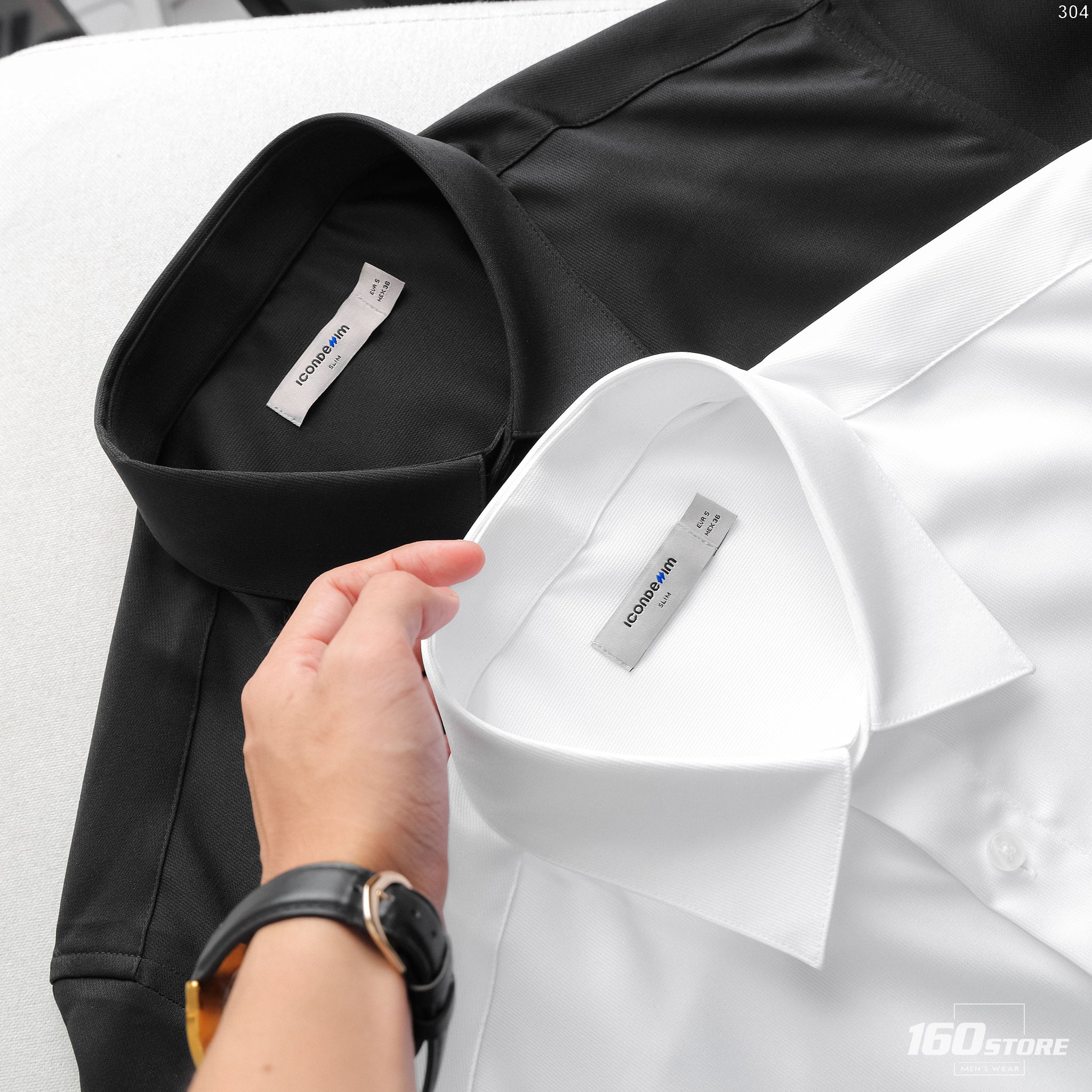 Áo Sơ Mi Nam Tay Ngắn ICONDENIM Signature Form Slim