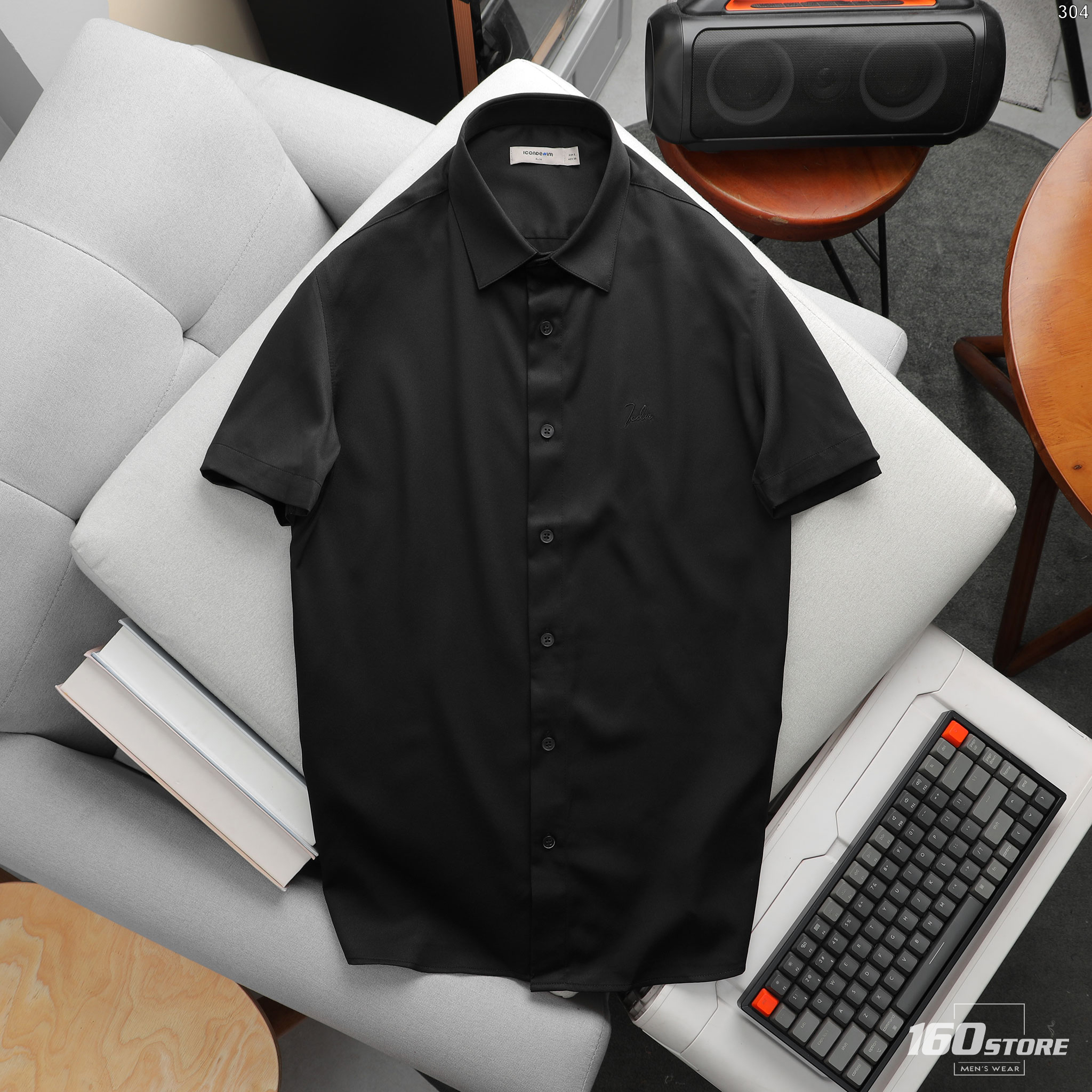 Áo Sơ Mi Nam Tay Ngắn ICONDENIM Signature Form Slim