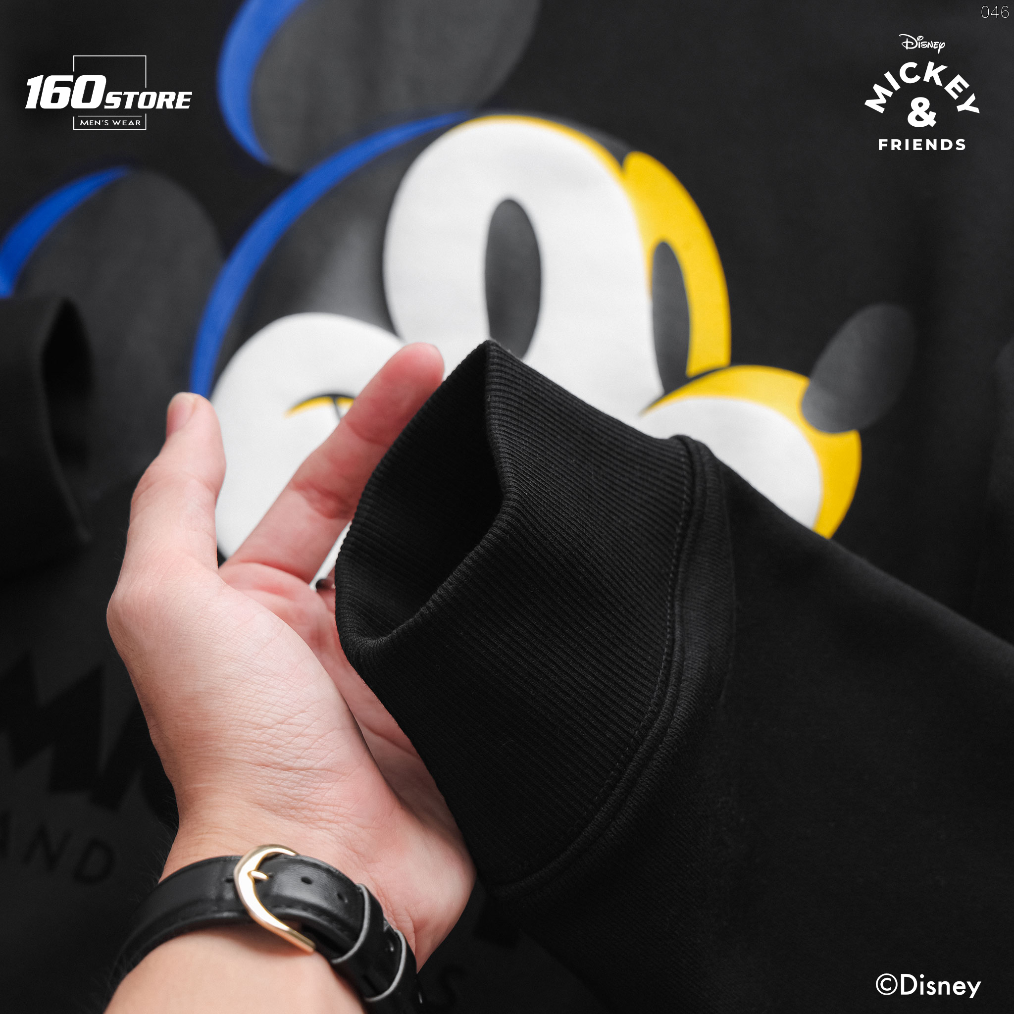 Áo Nỉ Nam ICONDENIM Mickey & Friends Bring The Bold Form Regular