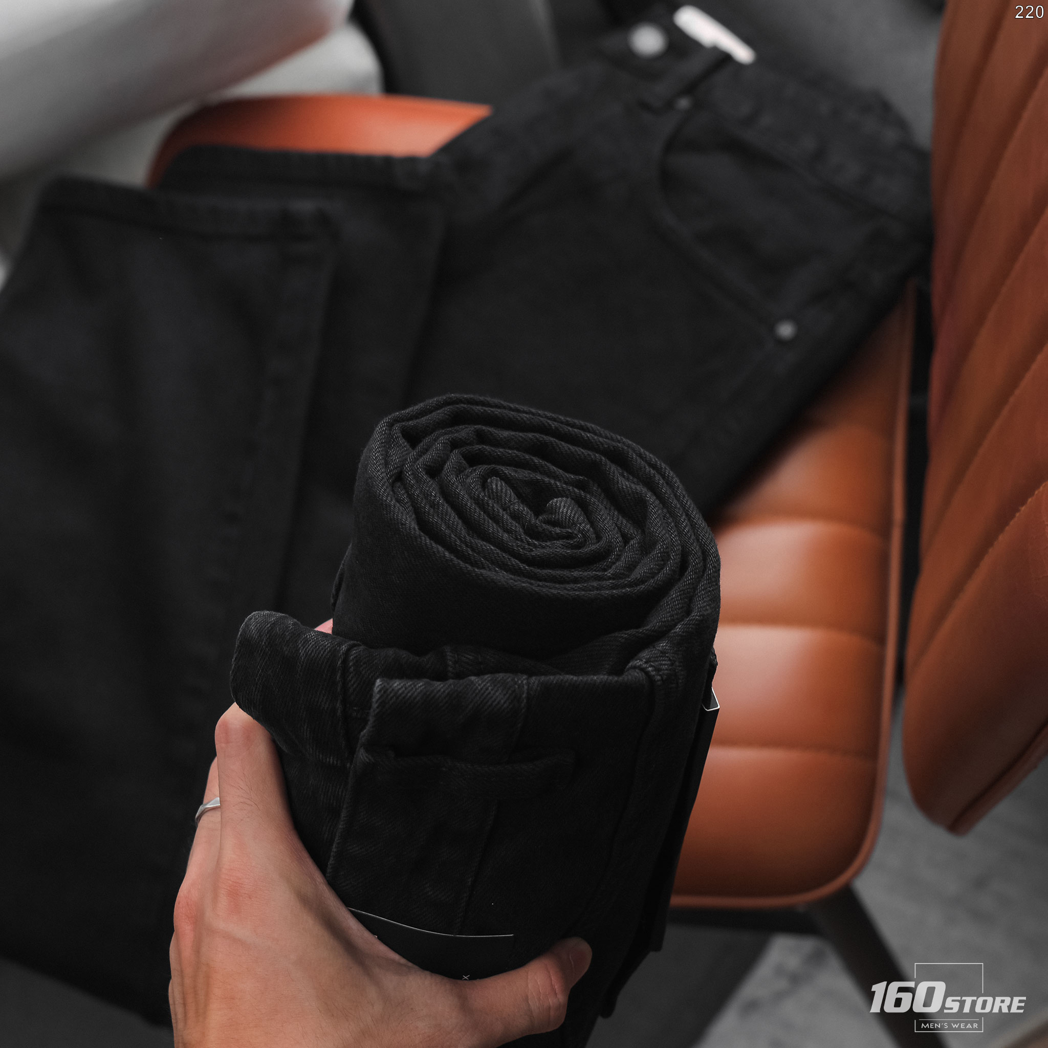 Quần Jean Nam ICONDENIM Moss Black Wash