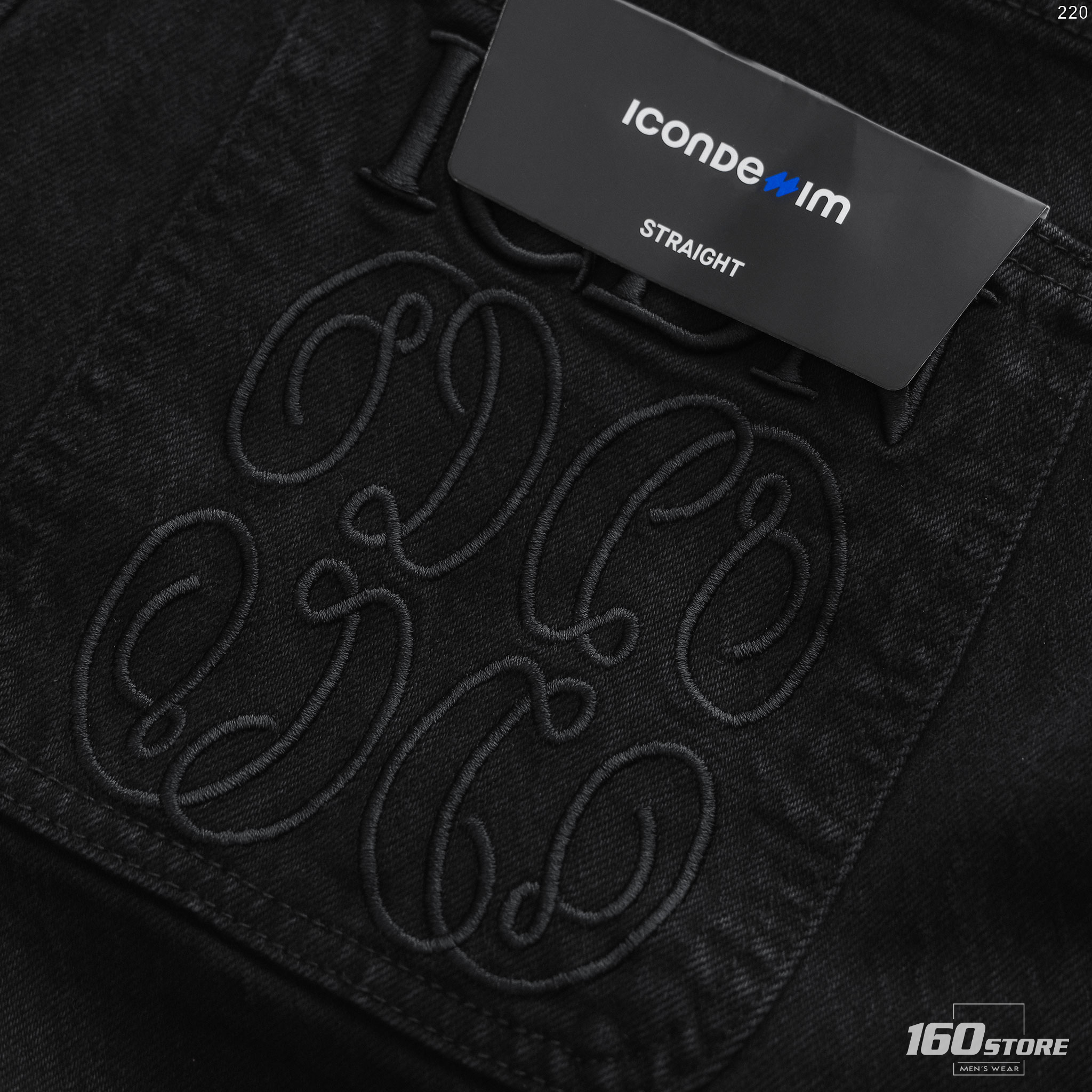 Quần Jean Nam ICONDENIM Moss Black Wash