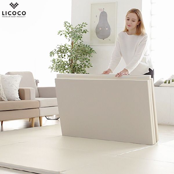 THẢM MÁT PU GẤP GỌN LICOCO/GGUMBI - MÀU IVORY/ANGEL GRAY – Shop Vinaquick