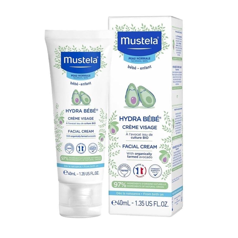 Kem Dưỡng Da Mặt Mustela Cho Da Thường Hydra Bebe Facial Cream 40ml ...