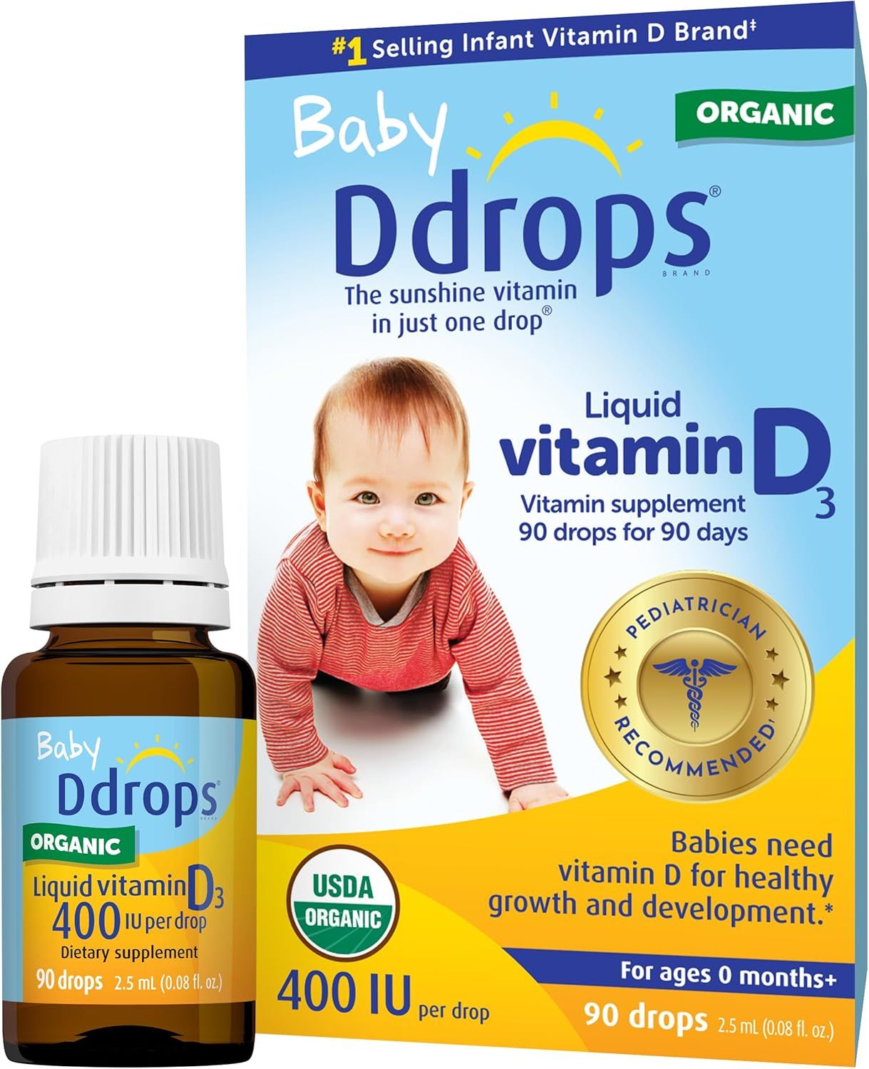 Baby Ddrops Liquid Vitamin D3 400 IU - CT – Shop Vinaquick