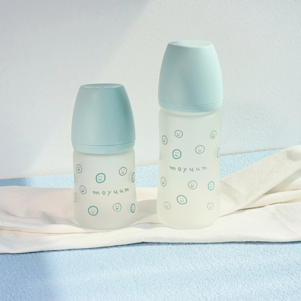 Bình Sữa Thủy Tinh Tráng Silicon Moyuum - Happy More – Shop Vinaquick