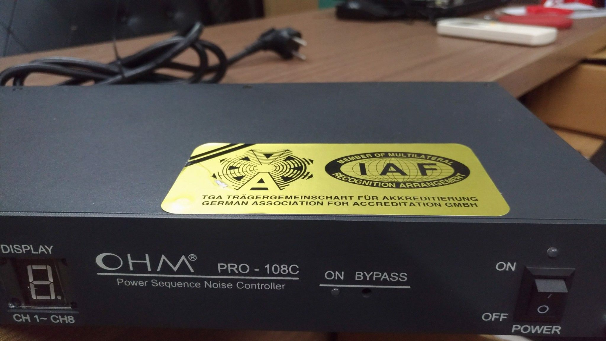 THIẾT BỊ KIỂM SOÁT NGUỒN ĐIỆN OHM PRO 108C – VIDIA