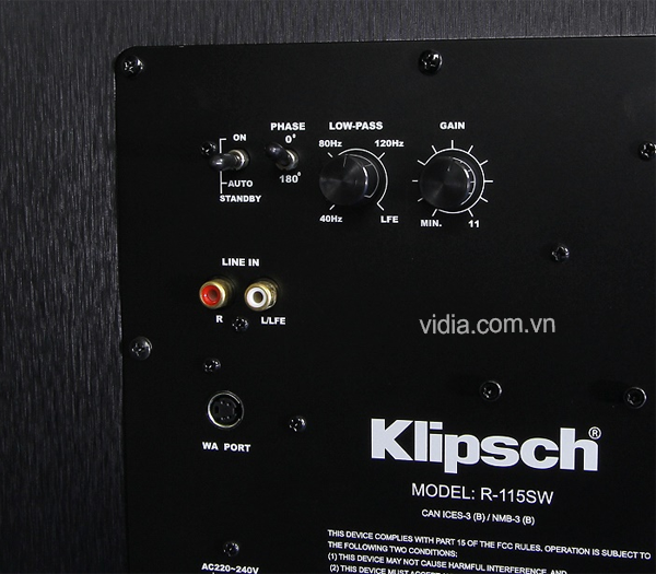 Klipsch R-115SW – VIDIA